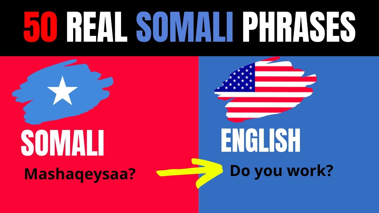 50 Somali Phrases You Should Know! - YouTube