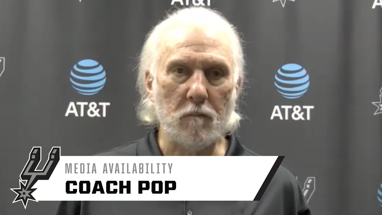 Coach Pop Postgame Media Availability | 3.2.2021 | San Antonio Spurs ...