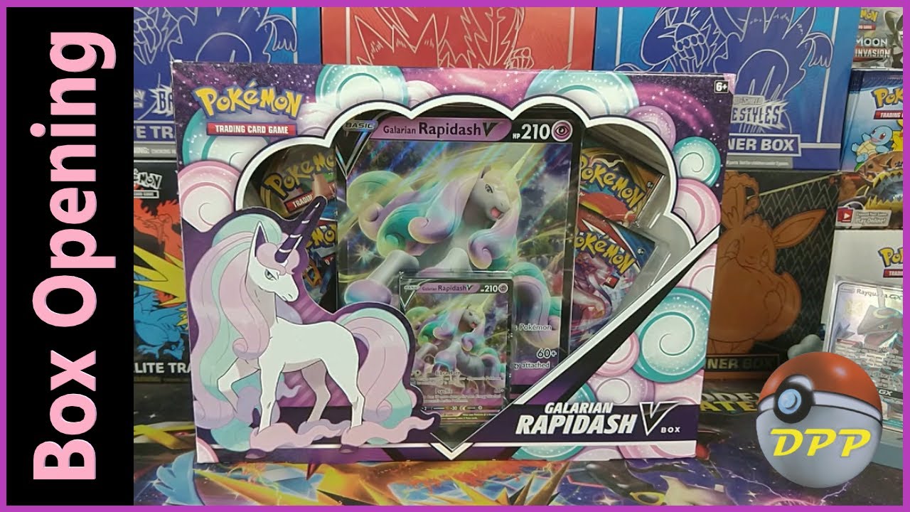 Galarian Rapidash V Box - YouTube