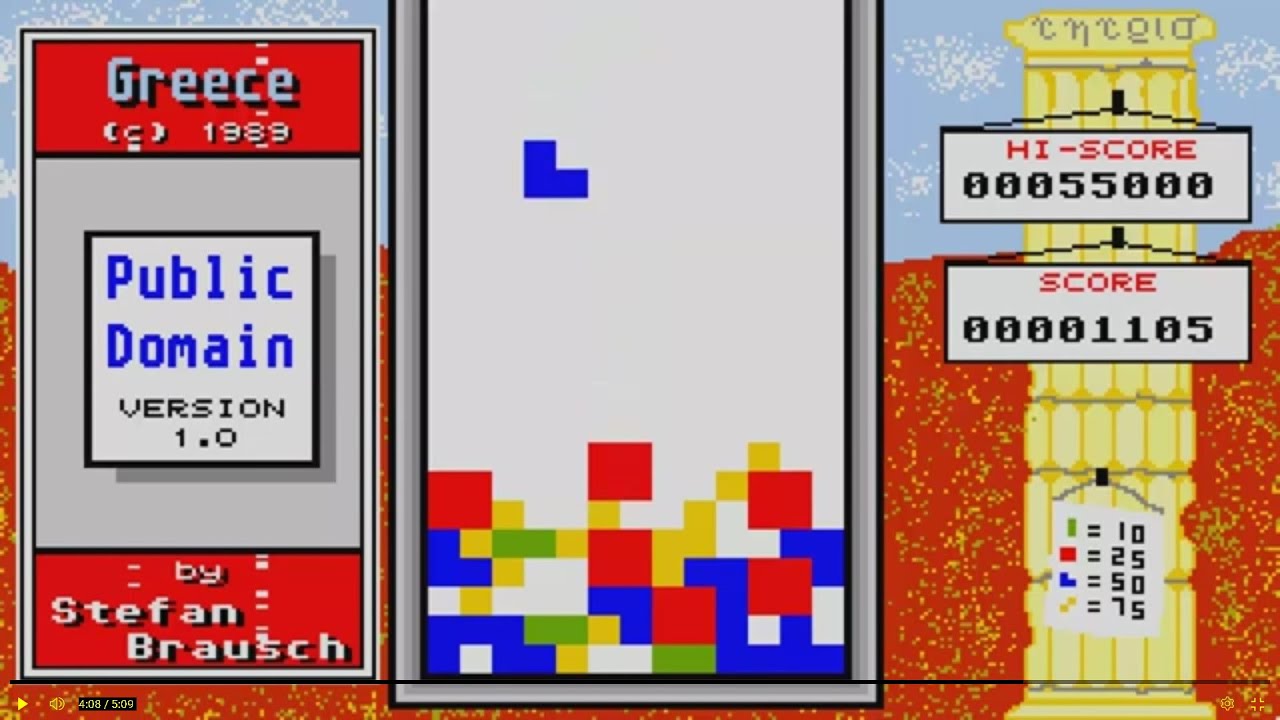 ATARI ST Greece v1 0 PD By Stefan Brausch GREEK ELEMENTS, ITS TETRIS ...