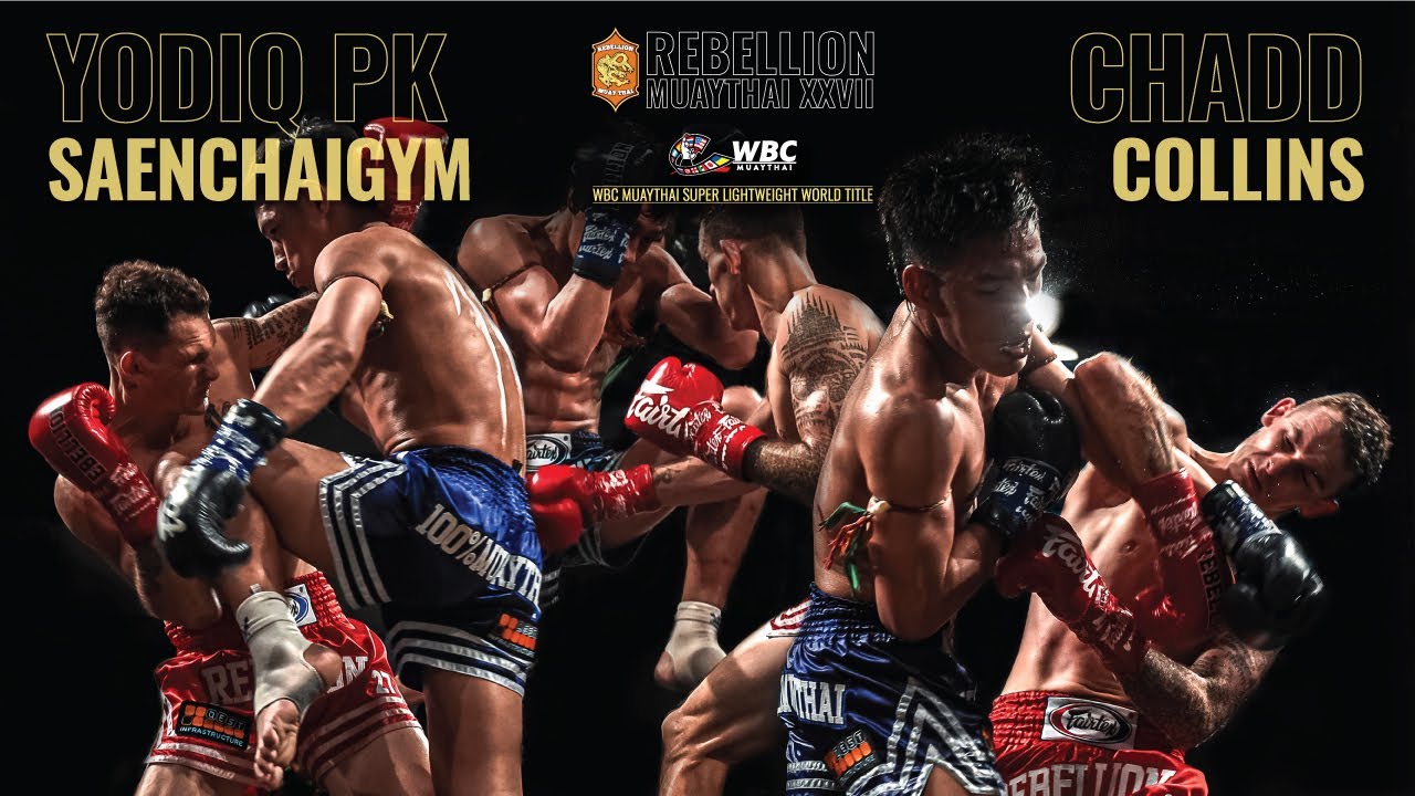 Rebellion Muaythai 27: Chadd Collins vs Yodiq PK Saenchaigym (WBC ...