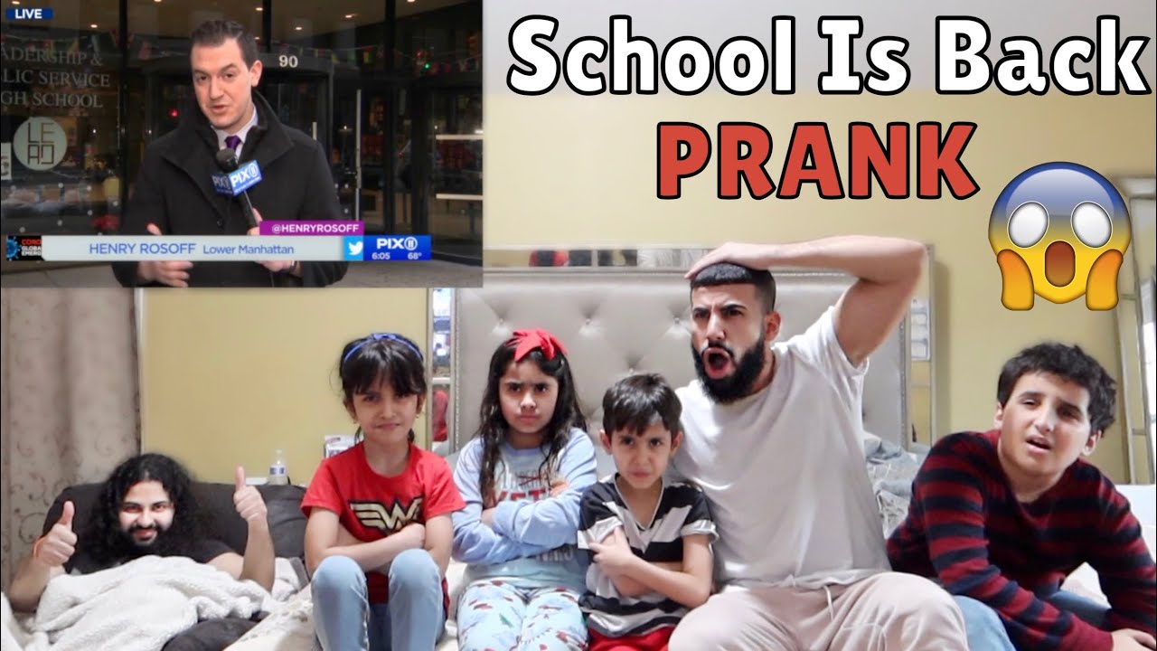 School Is Back Prank Youtube