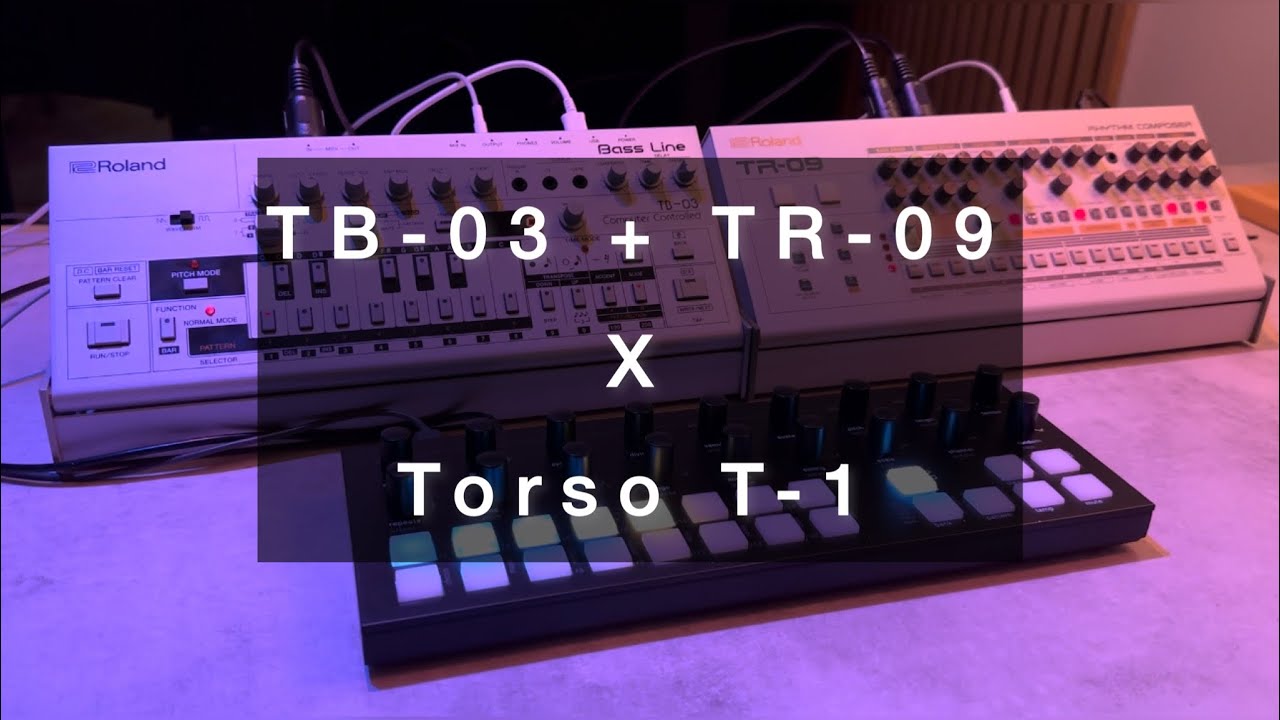 Sequencing TB-03 and TR-09 with the Torso T-1 - YouTube