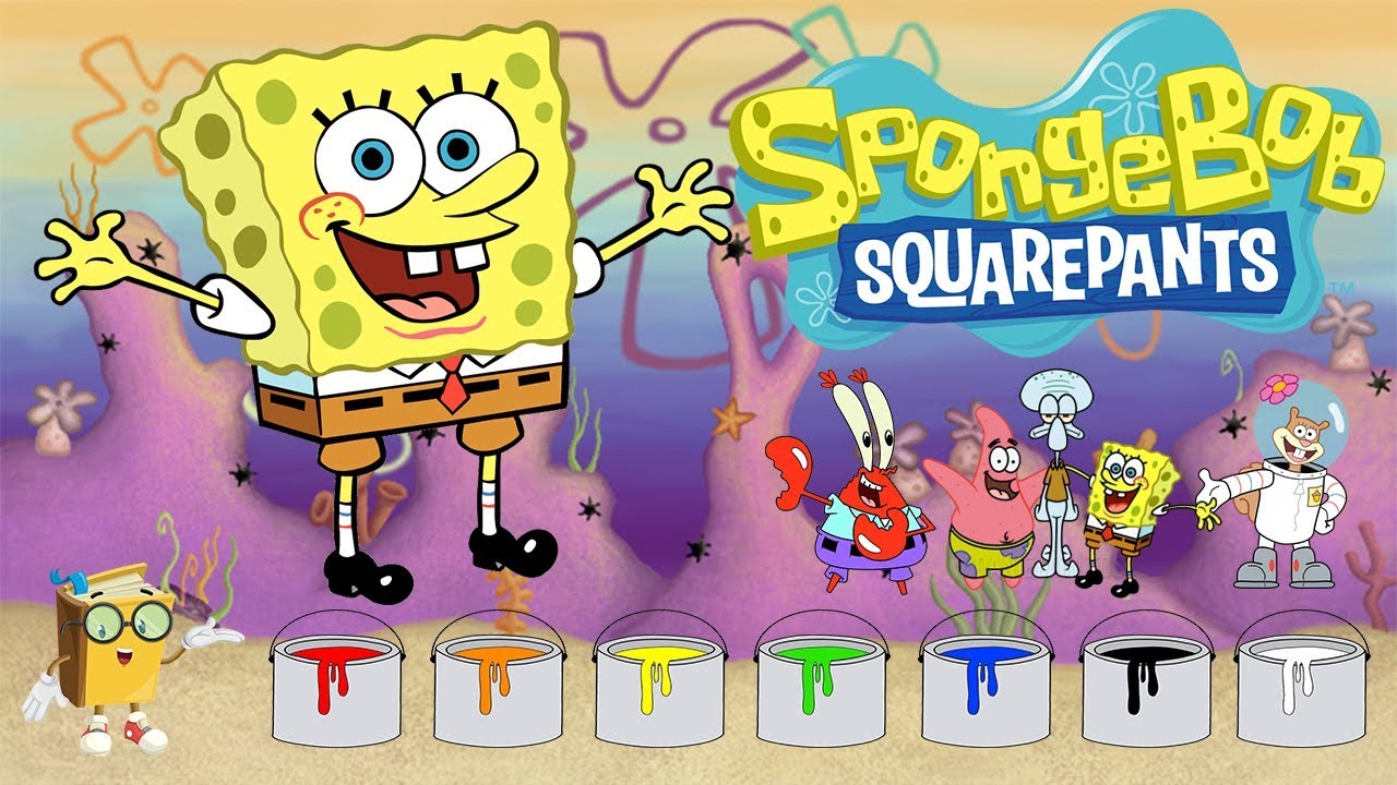 SpongeBob SquarePants 2018 - Learn the colors with Spongebob # ...