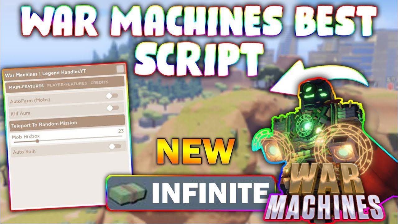 *NEW* War Machines Script (PASTEBIN 2023) (AUTOFARM, KILLAURA, MOB HITBOX) - YouTube