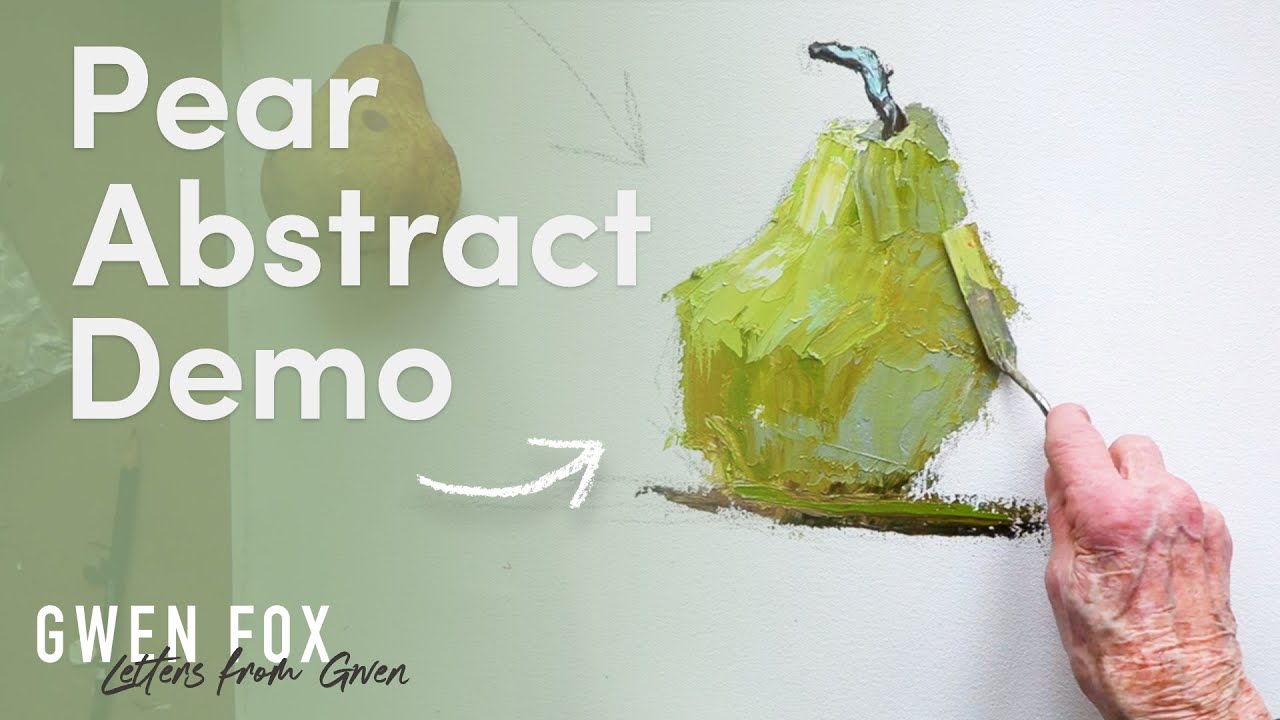 Transforming a Simple Pear into Abstract Art | Creative Painting ...