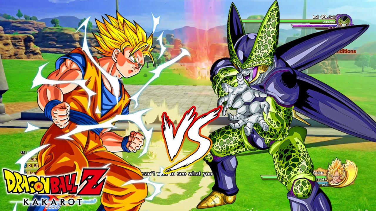 Goku VS Cell - Dragon Ball Z: Kakarot - YouTube