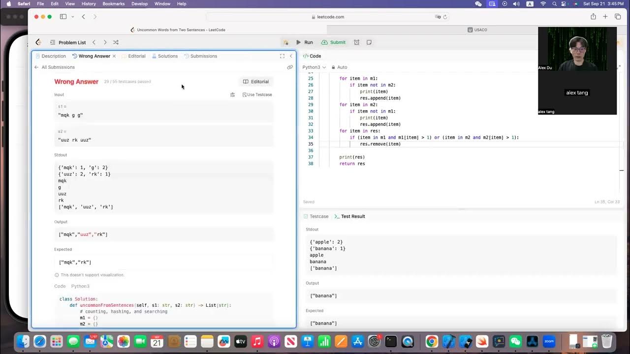 884 Uncommon Words from two sentences - YouTube