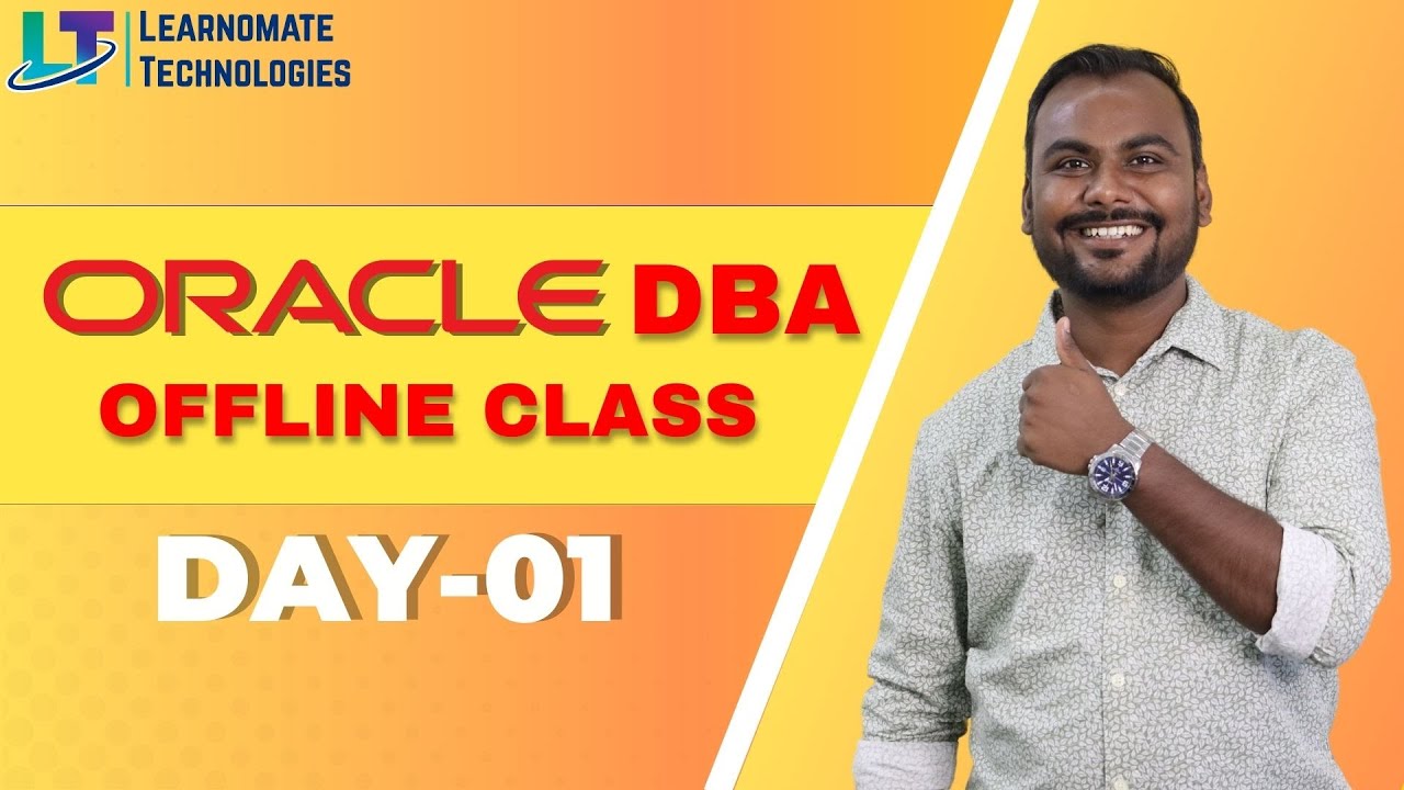 Oracle Dba Offline Class Day 01 Ankush Sir Learnomate Technologies Youtube
