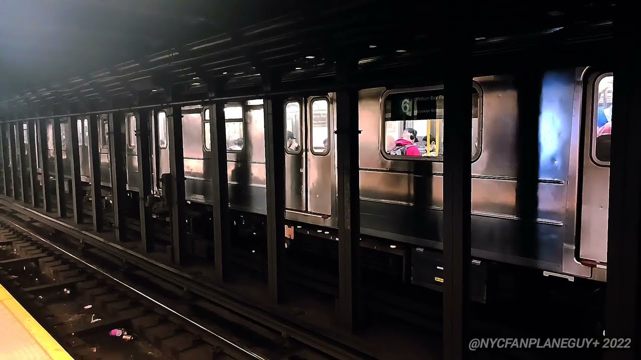 NYC Subway: R62a Subway set on the 6 leaving 86 St Station - YouTube
