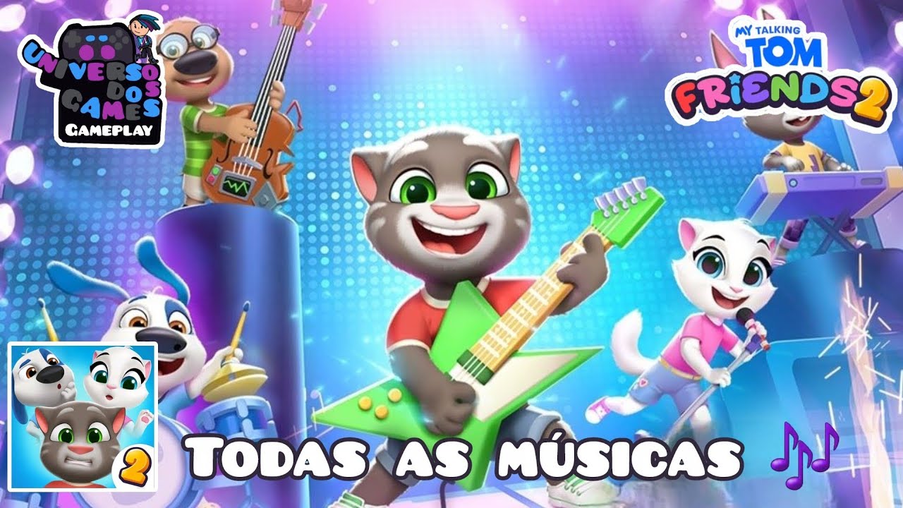 Todas as músicas disponíveis do (my talking tom friends 2)qual é sua ...