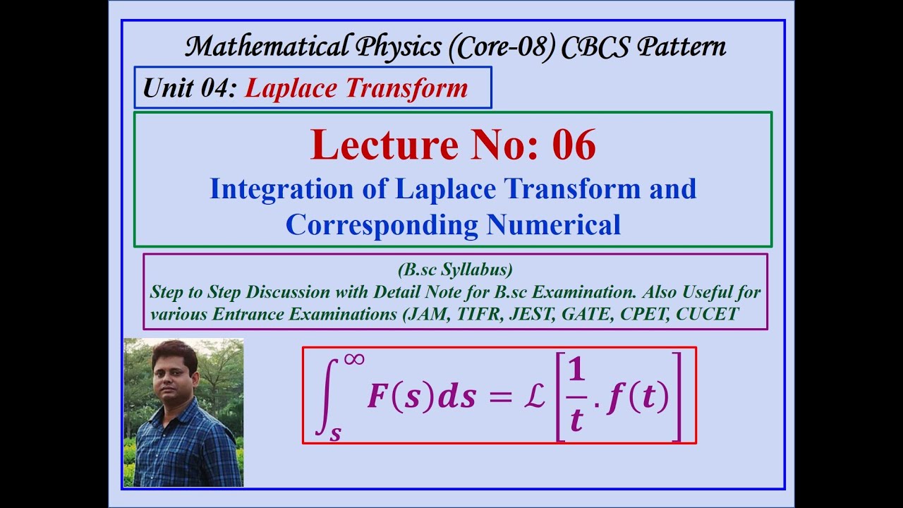 Integration of Laplace Transform and Corresponding Numerical - YouTube