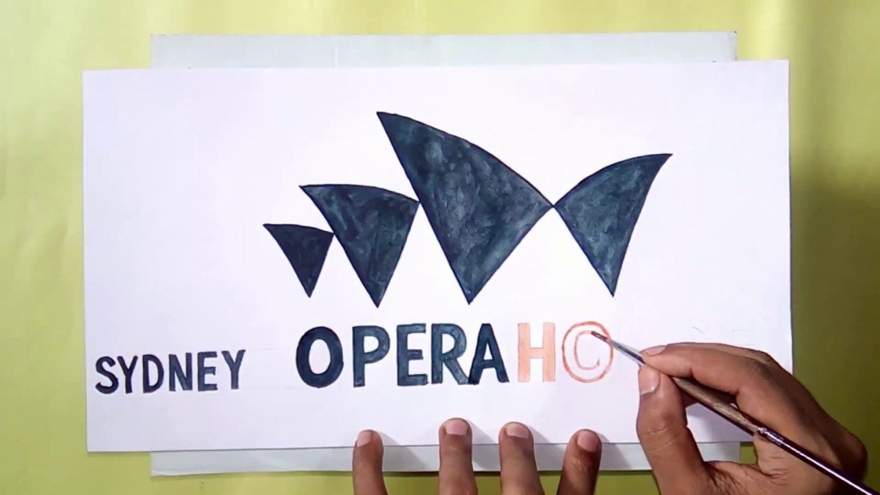 How to draw the Opera House symbol - YouTube