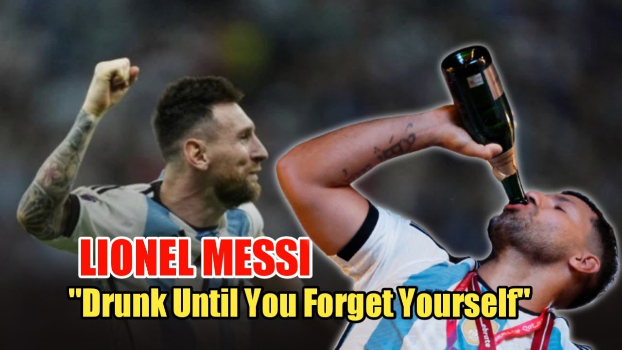 Messi Angry At Sergio Aguero During Celebration Of Winning The 2022 ...