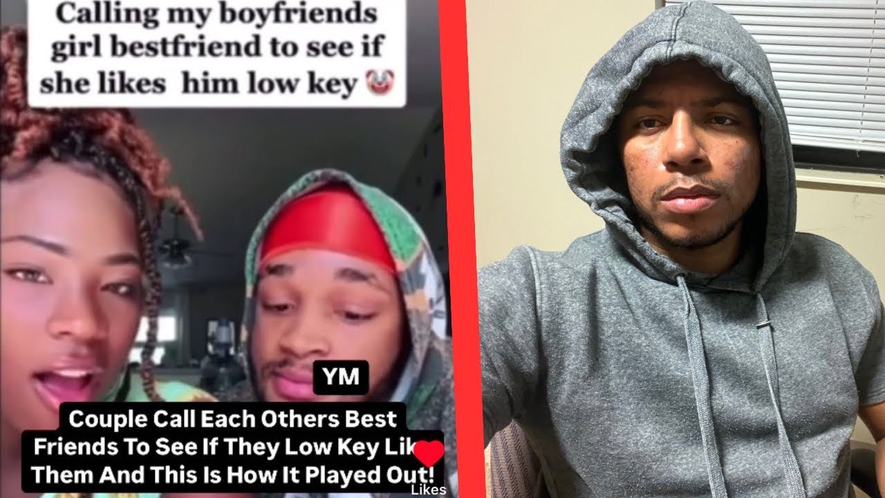 girlfriend test bestfriend to see if he wants her - YouTube