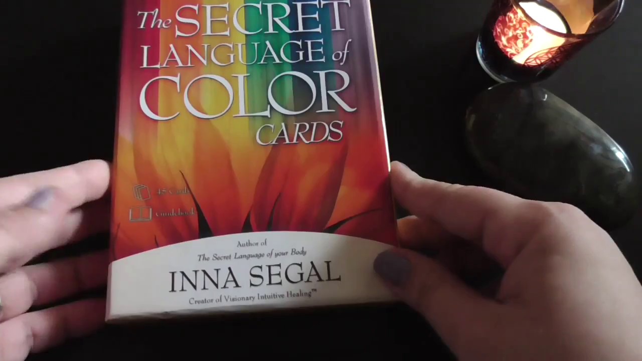 Revue de l'oracle "The secret language of colors" de Inna segal - YouTube