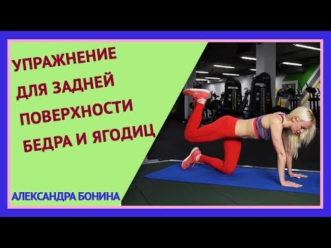 Упражнение ДЛЯ ЗАДНЕЙ ПОВЕРХНОСТИ БЕДРА И ЯГОДИЦ. Простые упражнения ...
