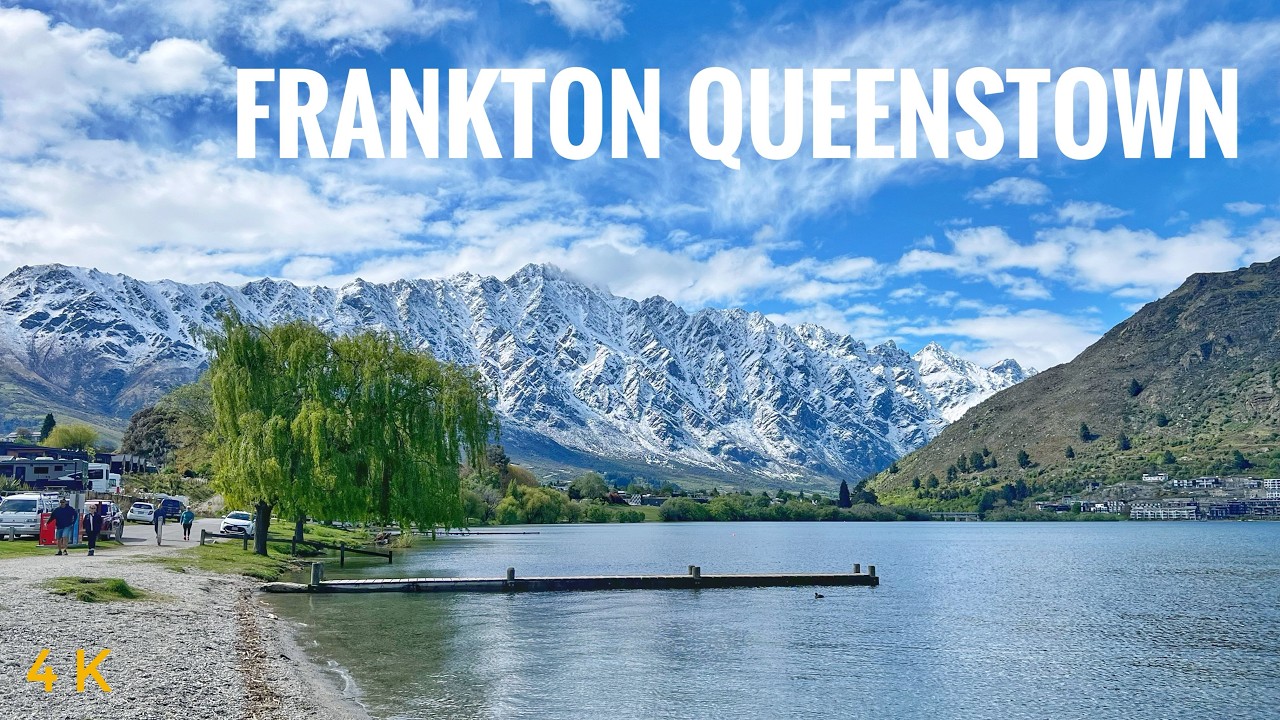 Queenstown Frankton Walk Tour 2024 4K | Frankton Track | Queenstown ...