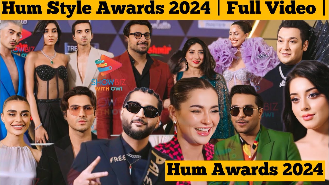 Hum Style Awards Full Video |Maryam Nafees ,Hania Amir , Asim Azhar ...