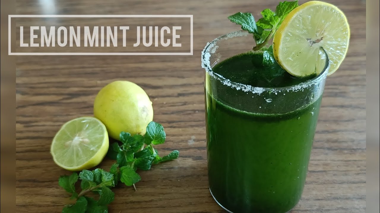 Refreshing Summer drink | Lemon Mint juice | Mint Lemonade - YouTube