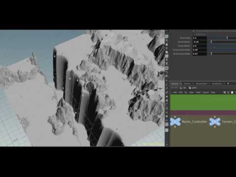 Procedural terrain Houdini - YouTube
