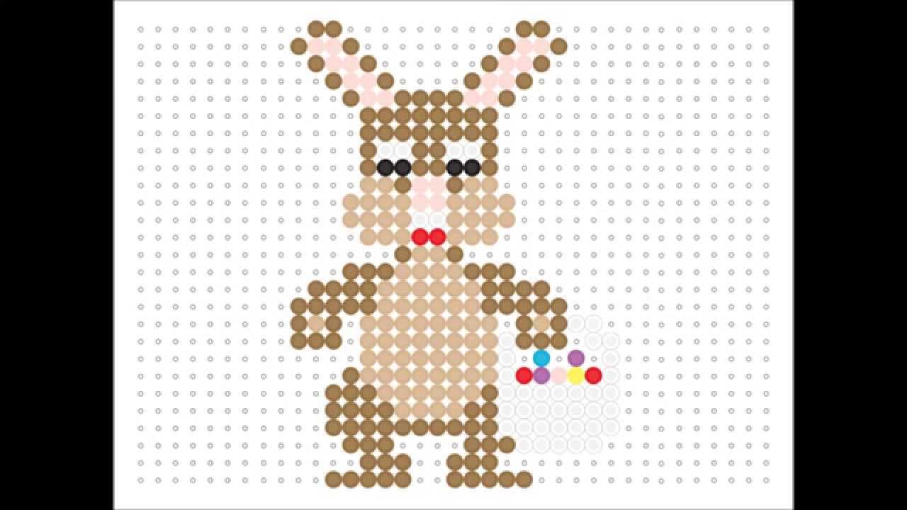 Hama Bead Easter Bunny (Easter Series 2 #5) - YouTube