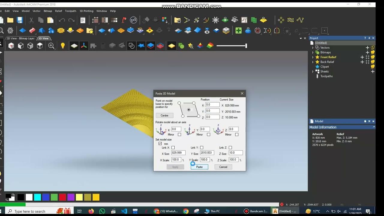 Easily Import STL Files in ArtCAM | CNC 3D Carving Tutorial - YouTube