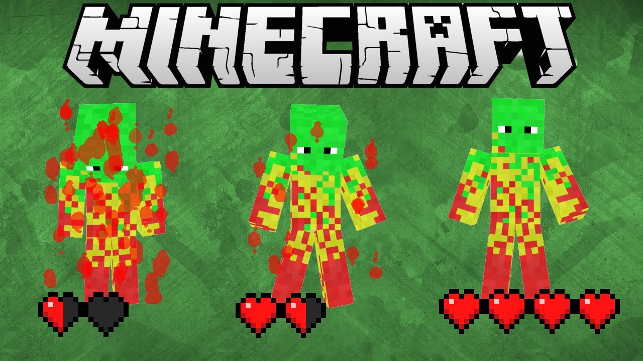 Bleed Based on Current Health In Vanilla Minecraft - YouTube