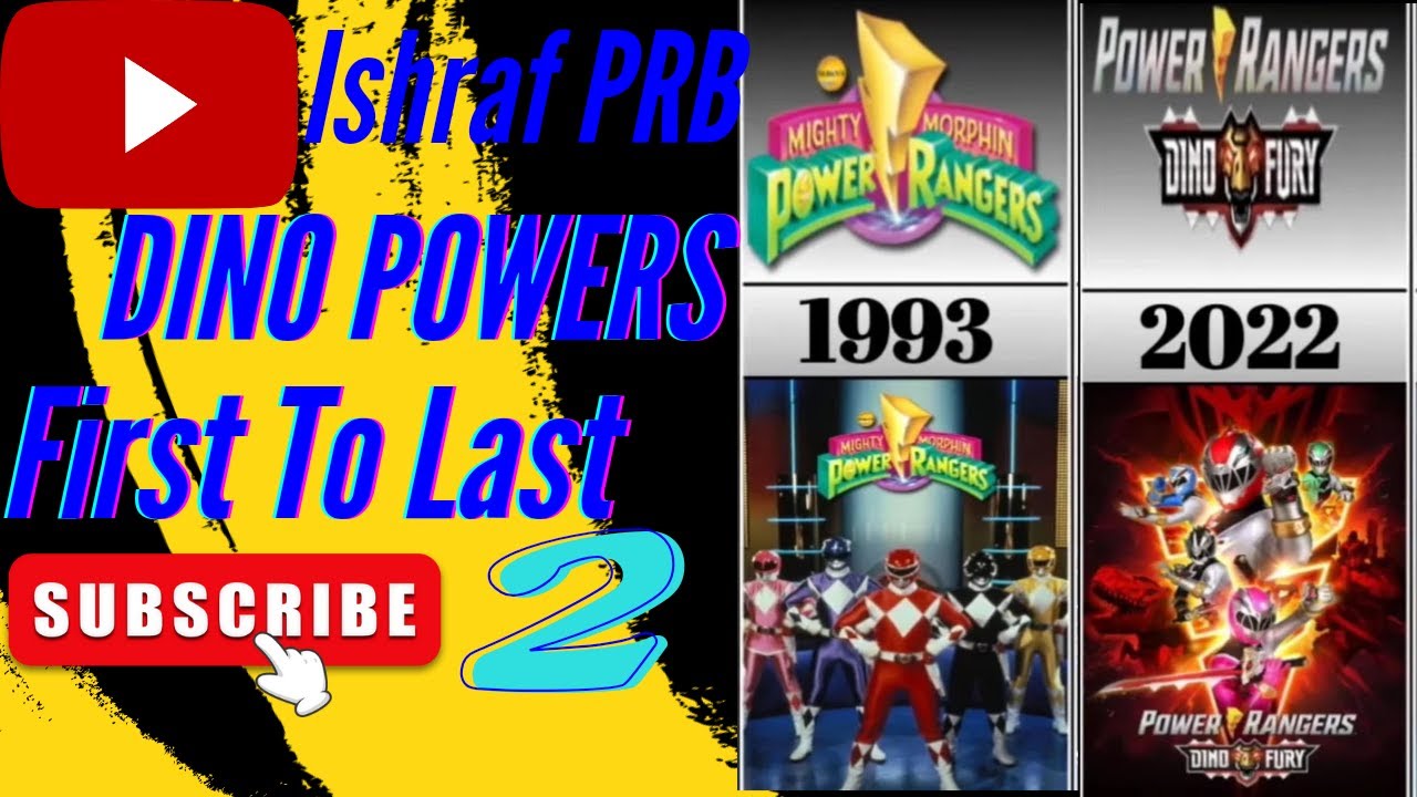 Power Rangers Dino Powers First To Last 2 - YouTube
