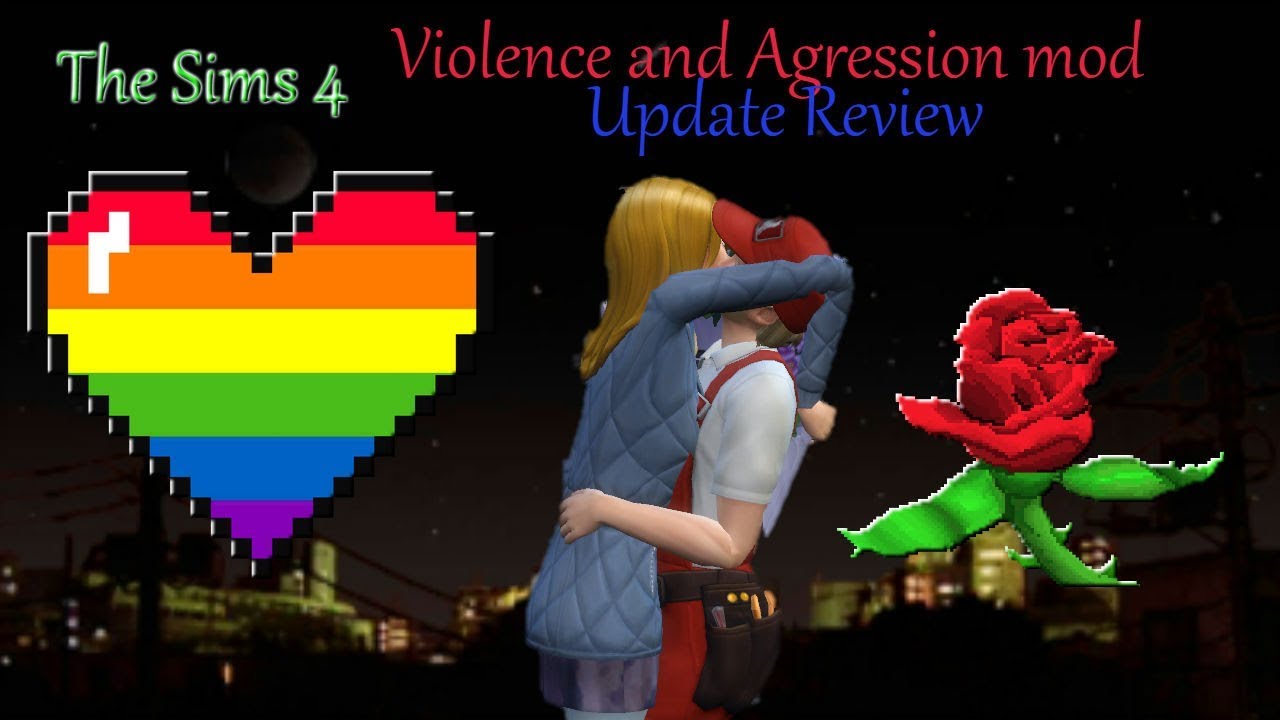 Sims 4 Violence and Aggression mod gangs update - YouTube