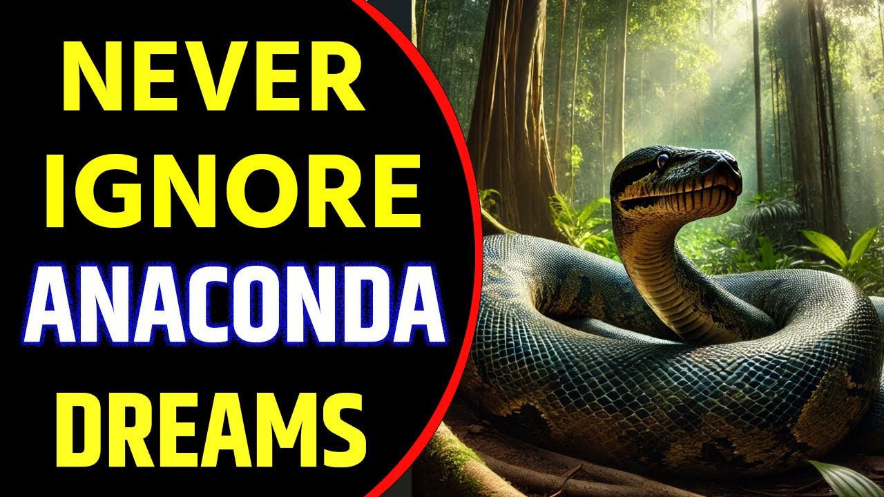 What Does Anaconda Dream Meaning | Dreaming of Anaconda | Anaconda ...