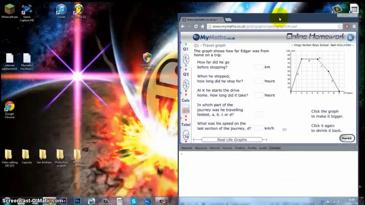 hack for mymaths - YouTube