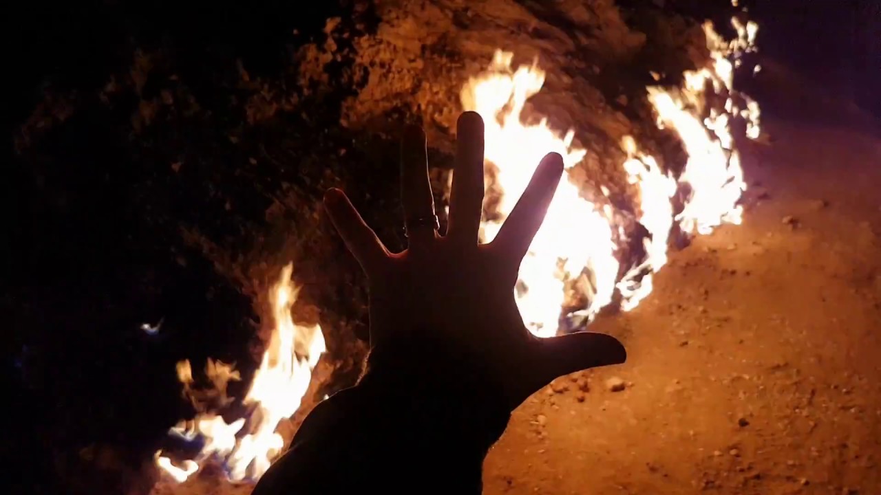 Yanar Dag - The burning mountain in #Azerbaijan 🇦🇿 - YouTube