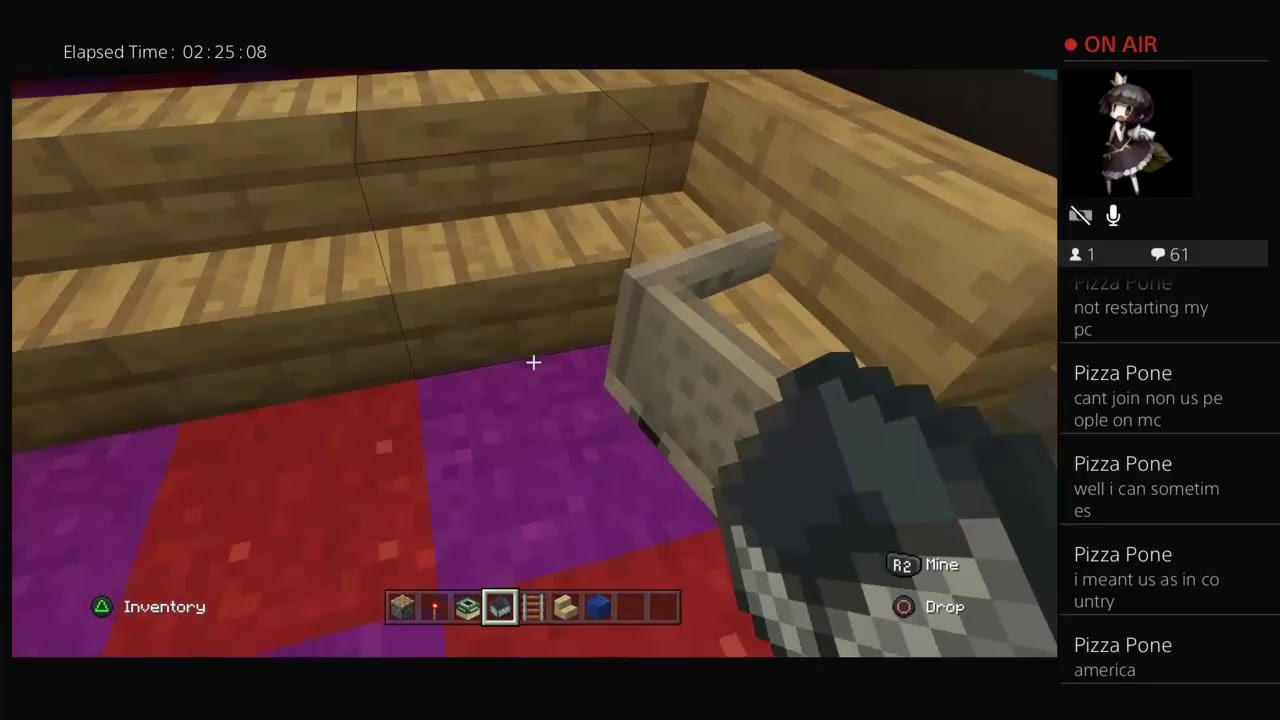 Playing minecraft on ps4 come join - YouTube