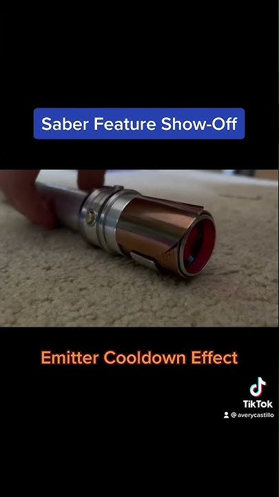 Emitter Cooldown Effect!! Saber Feature Show-Off - YouTube