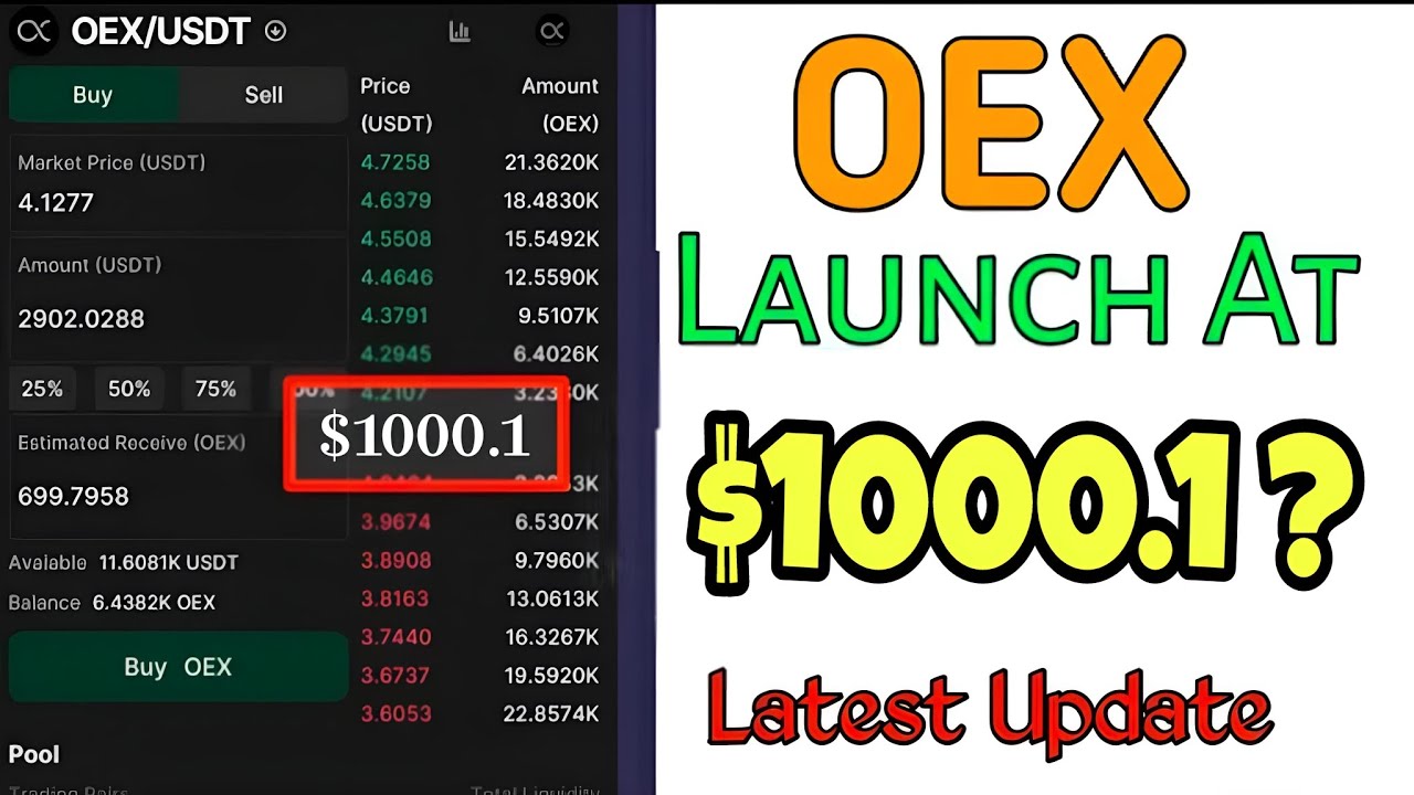Big Announcement 💥 Openex New update / Oex listing on Binance exchange ...