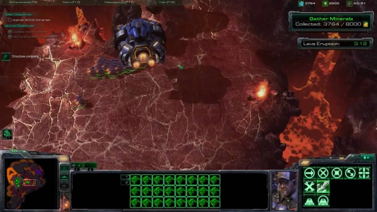 StarCraft 2 Lava Level: Redstone The Devil's Playground (Part 2 of 3 ...