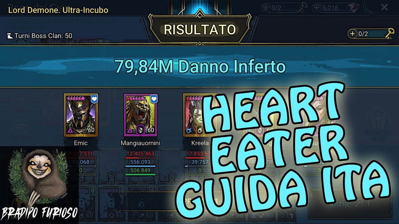 Hearteater: Guida in ITA Team inammazzabile Emic + Maneater | Raid ...