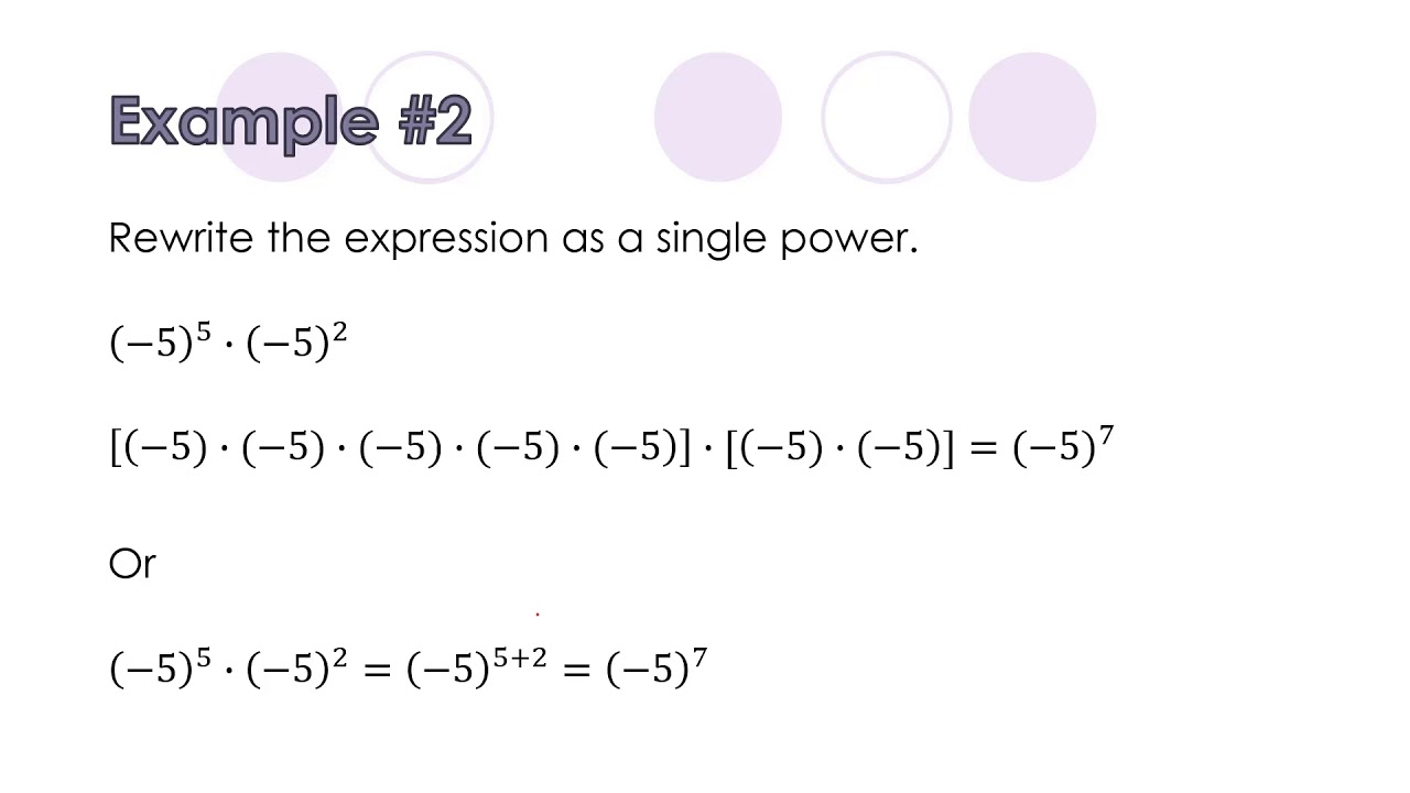 Products of Powers - YouTube