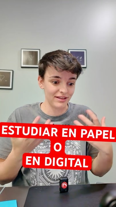 Estudiar en Papel o Digital 🤖 - YouTube