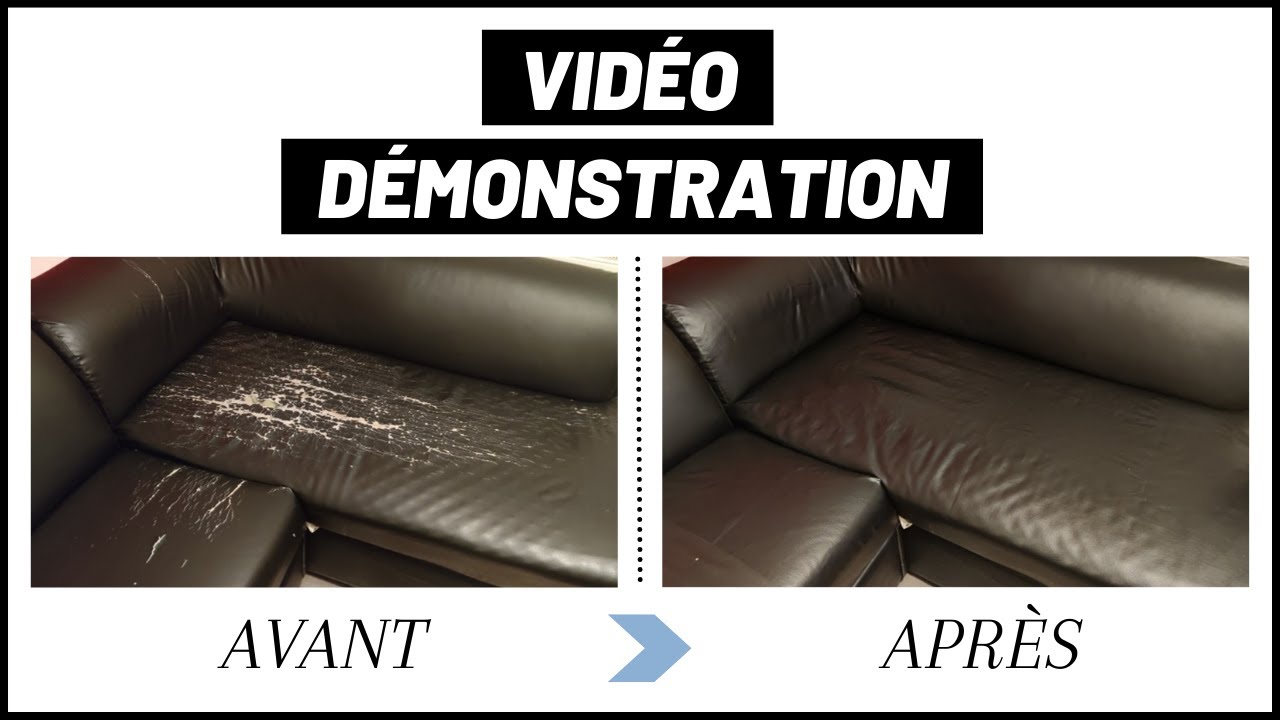 Comment Réparer Son Canapé 🔆 Simili Cuir Autocollant Youtube