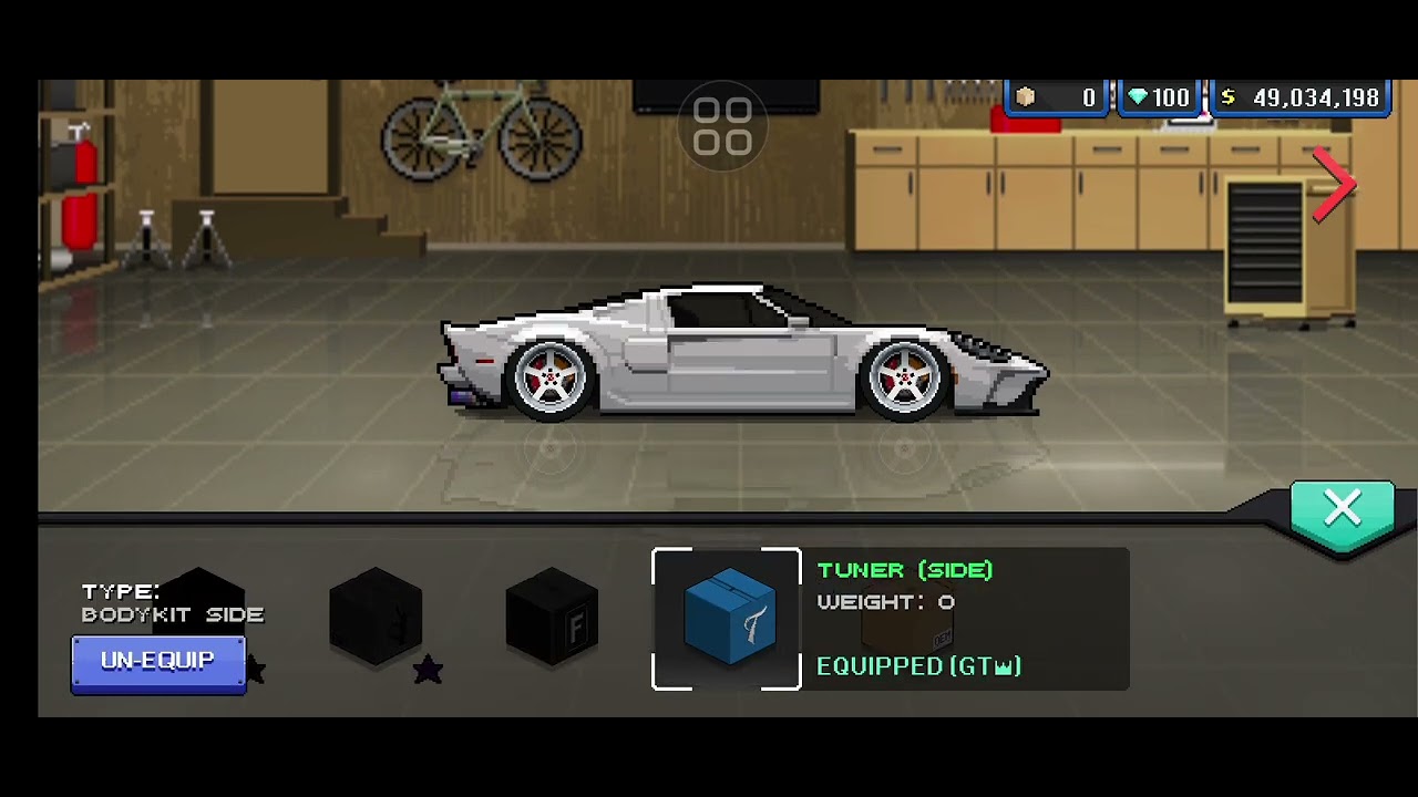 ford gt hack/pixel car racer/ - YouTube