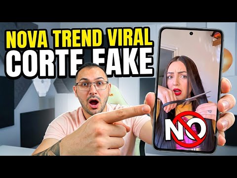 NOVA TREND VIRAL DO INSTAGRAM CORTE FAKE COM IA (Passo a passo)