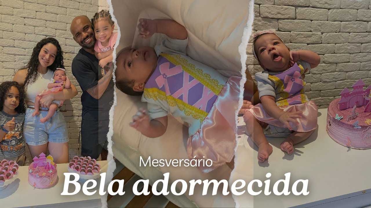 PRIMEIRO MESVERSÁRIO DA AISHA - Princesa Bela adormecida 👑 - YouTube