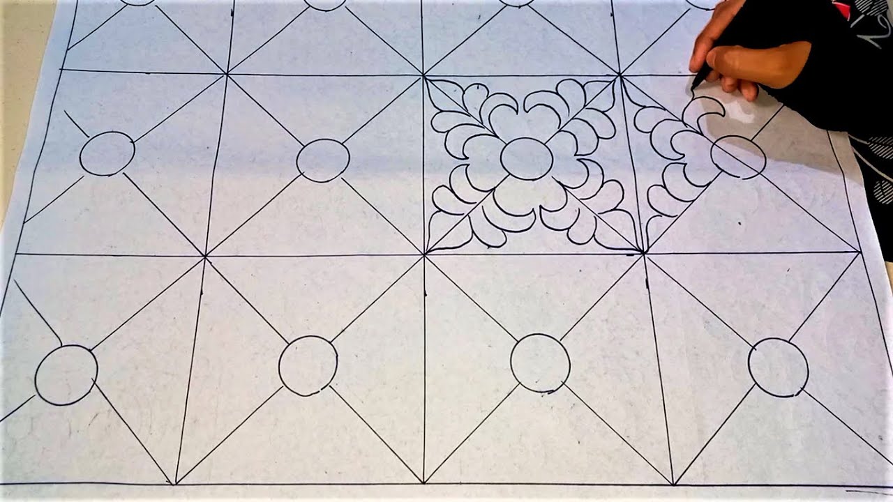 নকশী কাঁথার ডিজাইন//New nakshi kantha design 2023//How to make nakshi ...