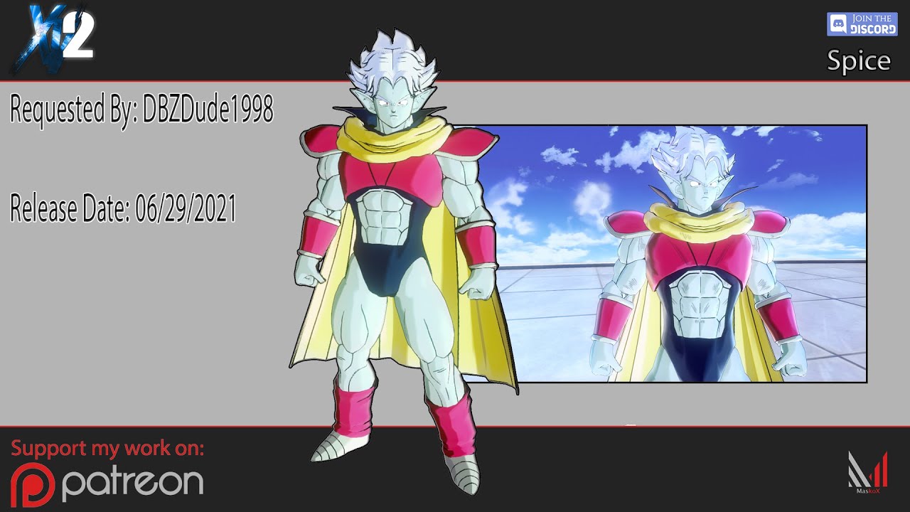 Dragon Ball Xenoverse 2 - Spice (Showcase) MOD - YouTube