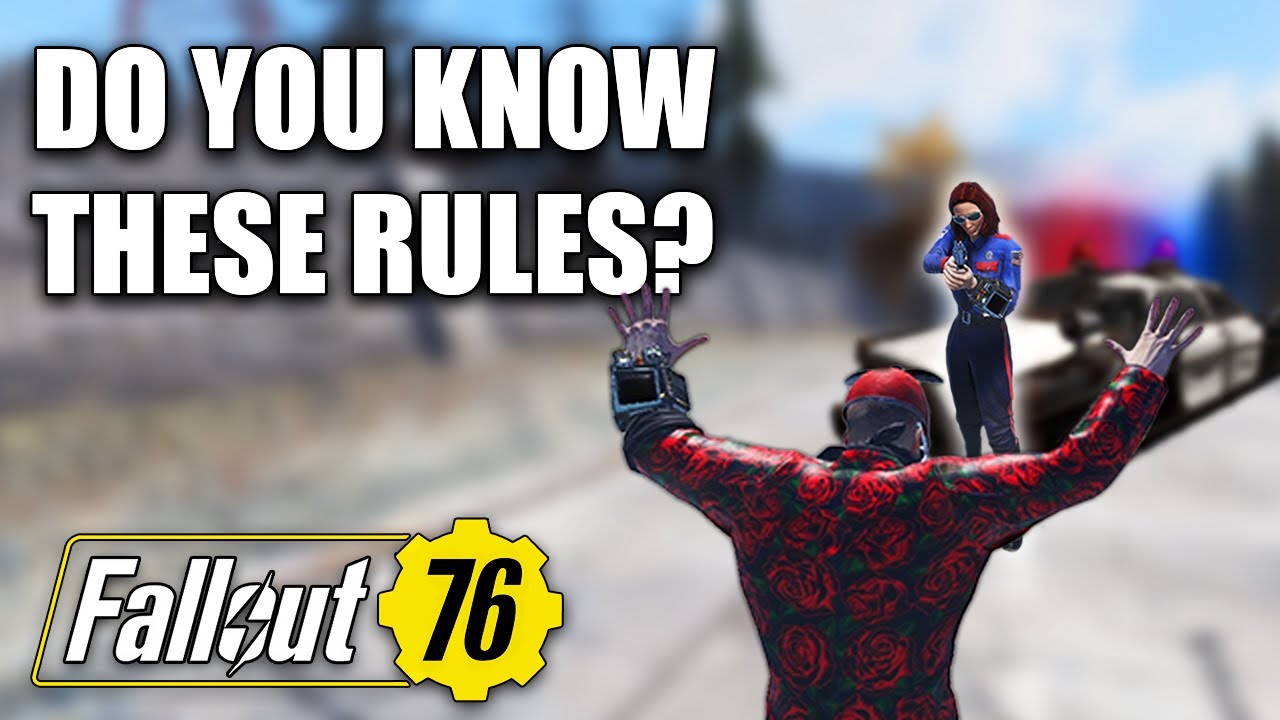 8 Unwritten Rules You Should Know About | Fallout 76 - YouTube