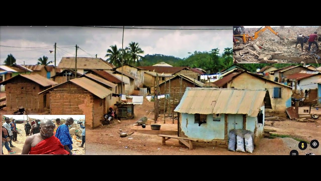 Apeate town look before explosion. hmm so sad #bogoso explosion - YouTube