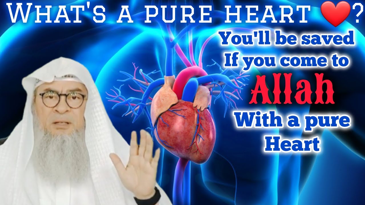 What's a pure heart ? Ayah "Whoever comes to Allah with a pure heart ...