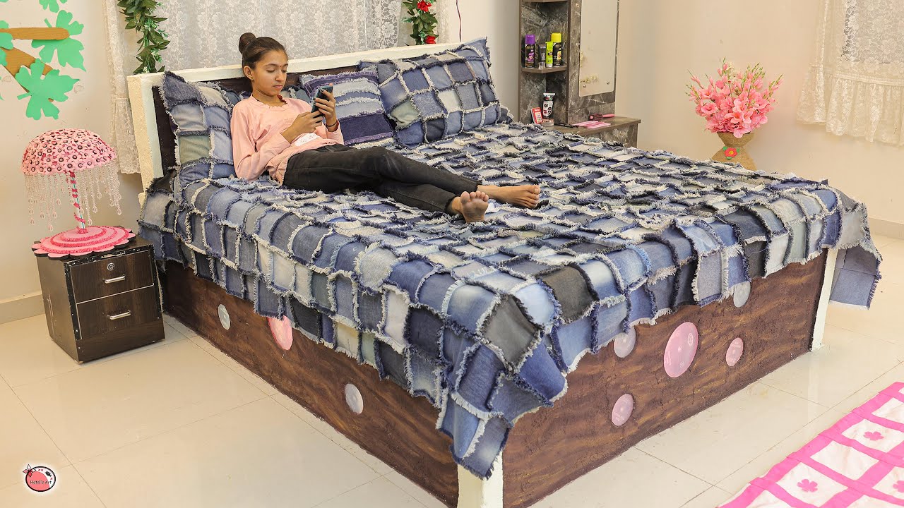 Prepare for Winter with a Warm, - Old jeans fluffing and bed sheet ...